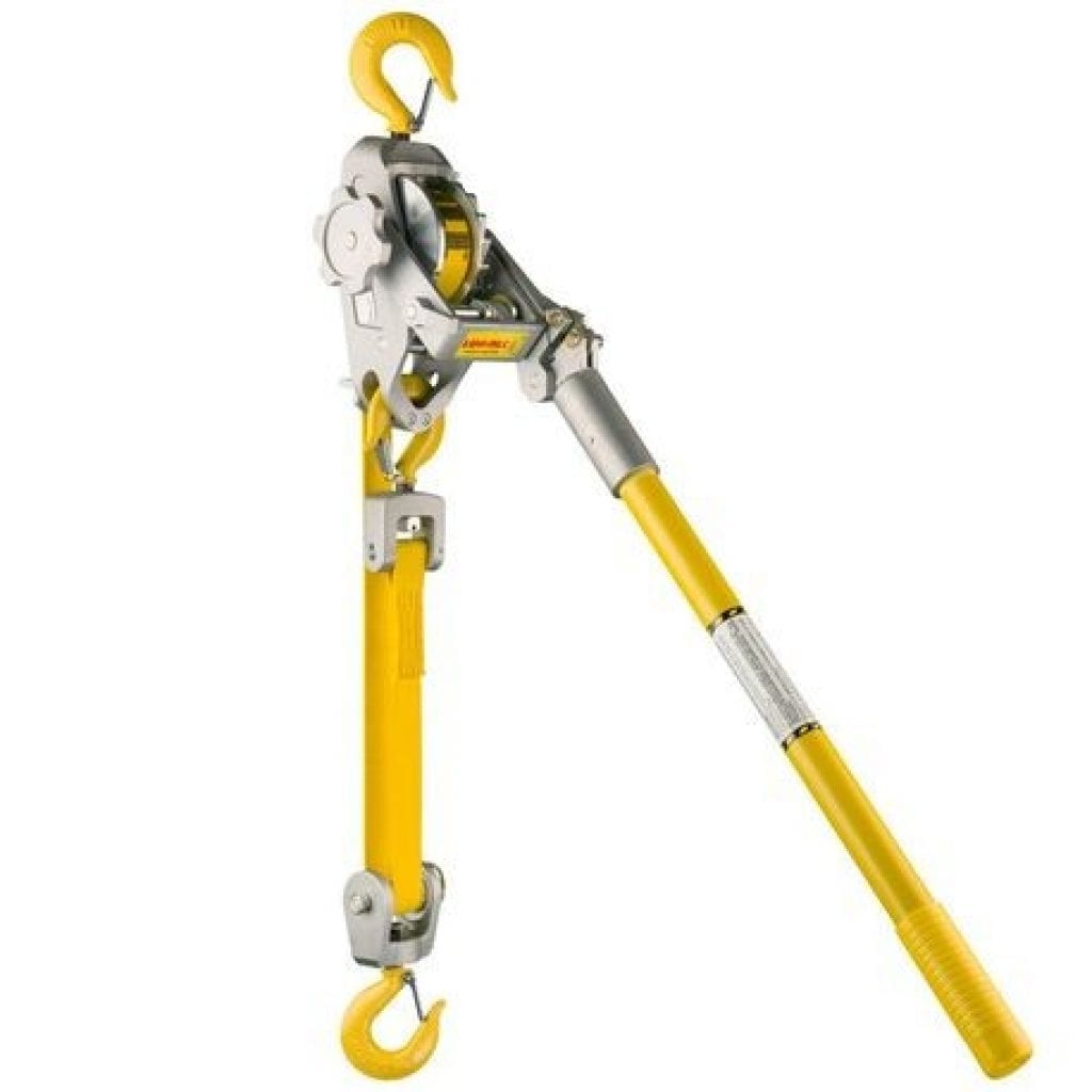 LUG ALL WEB STRAP HOIST WITH STANDARD HOOKS & HANDLES | Tallman ...