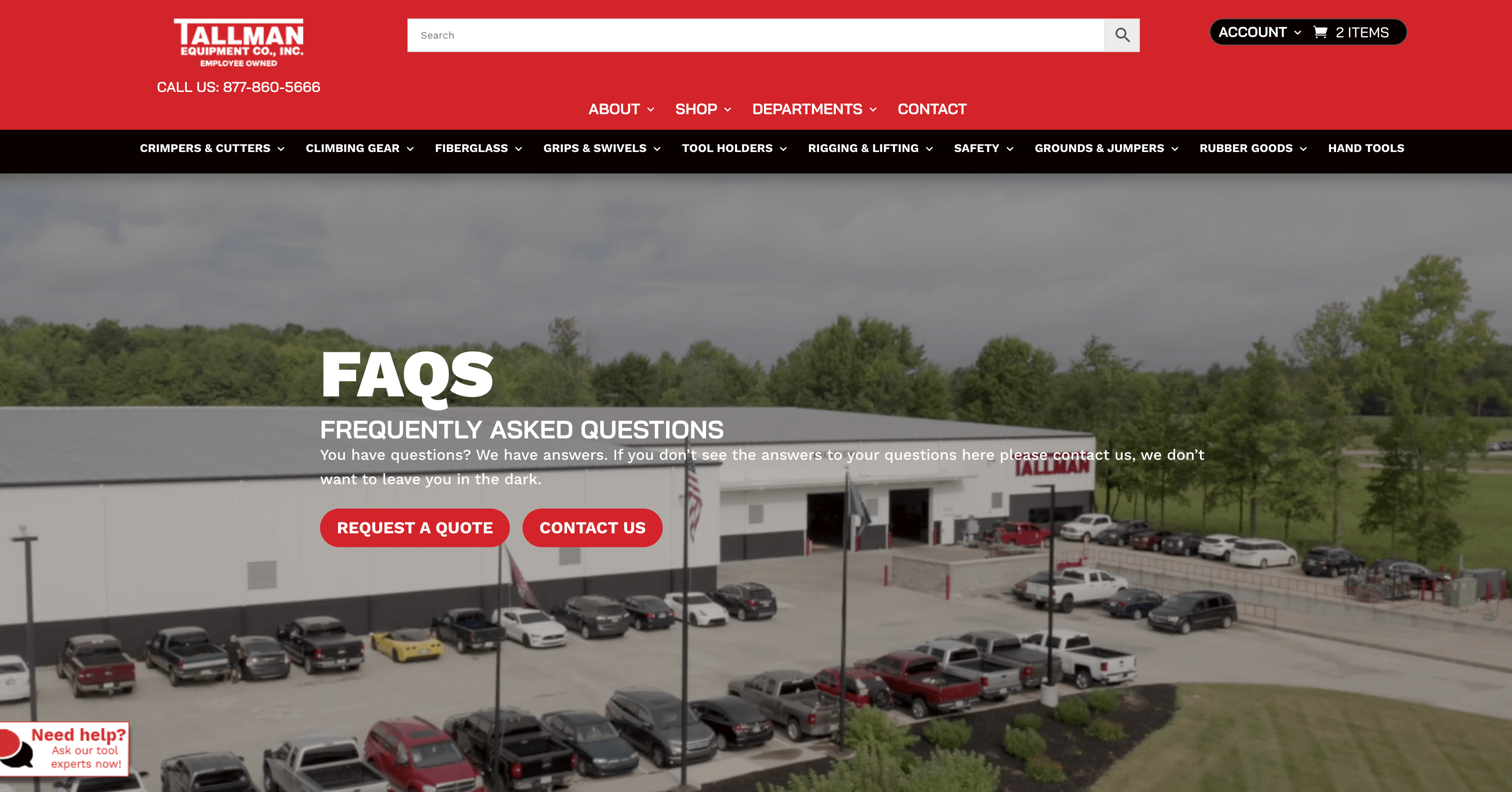 FAQs | Tallman Equipment Company